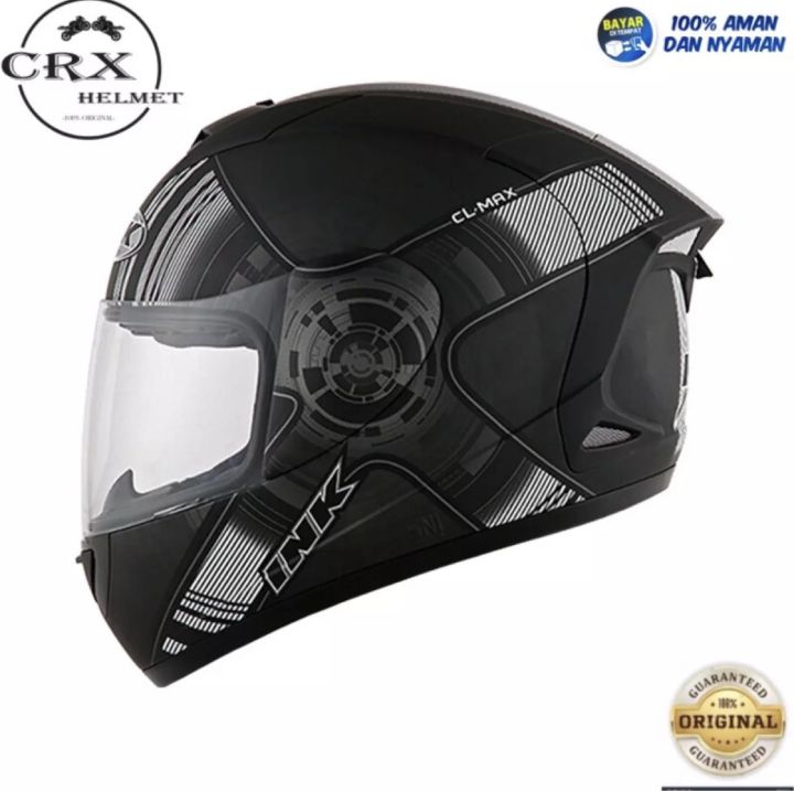 helm full face ink cl max seri #4 black matt original termurah | Lazada ...