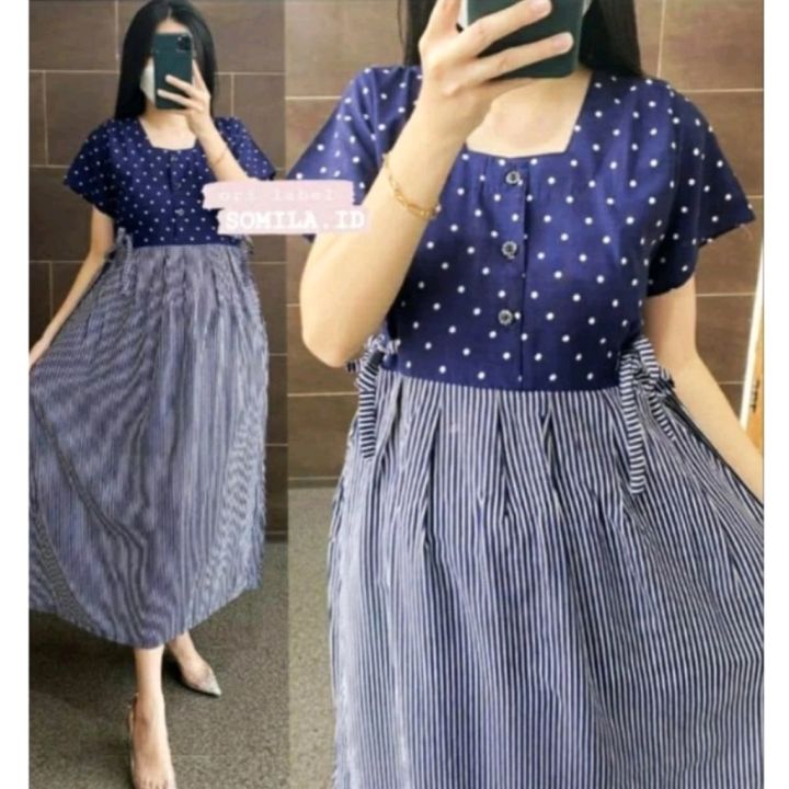 Jumbo Outfit - Somila Dress Chibi Daster Kekinian | Lazada Indonesia