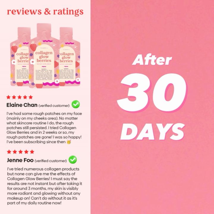 Purest Co Collagen Glow Berries 5500mg (Skin Glow & Firming) | Lazada ...