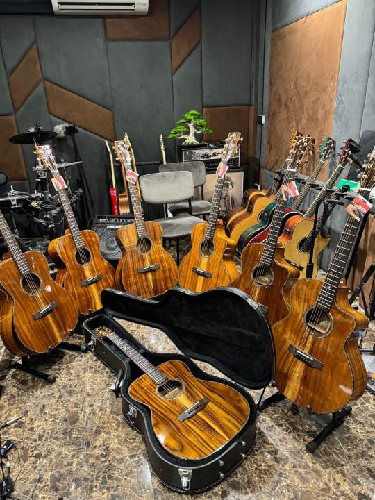 กีต้าร์โปร่ง Most M-ak all solid koa ไม้koaแท้ทั้งตัว โมส มิวสิค ...