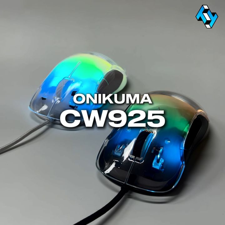 Onikuma CW925 USB Wired Gaming Mouse RGB Light Computer Laptop Mice ...