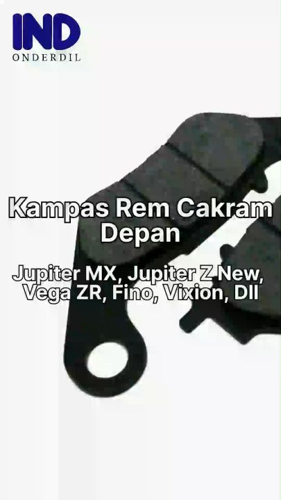 Kampas-Kanvas Rem Cakram Depan-Discpad-Dispad-Disped-Disc-Dis Pad-Ped ...