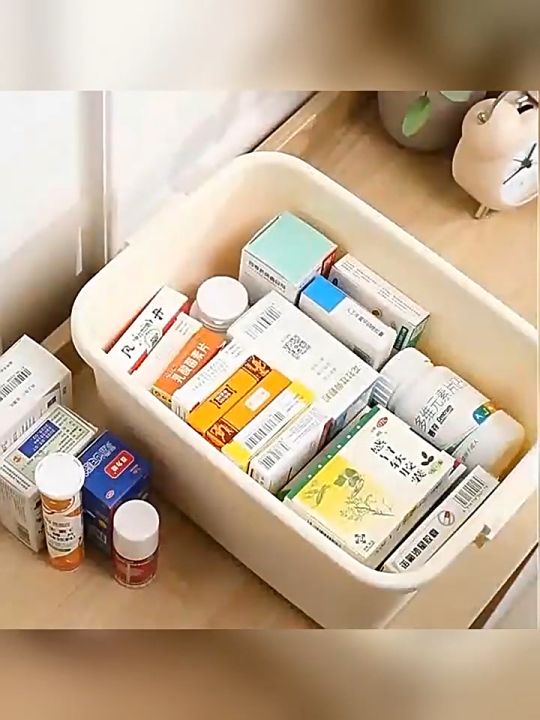 STON Portable Medicine Storage Box Household Large Medicine Box Multi ...
