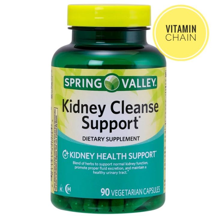 🇺🇸 Spring Valley Kidney Cleanse Support 90 Vegetarian Capsules | Lazada PH