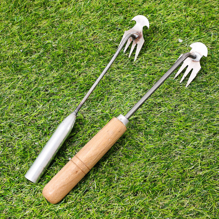 Stainless Steel Rake Harrow Handheld Steel Hoe Hand Removal Puller ...