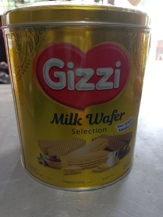 milk wafer Gizzi kemasan kaleng 240 gram | Lazada Indonesia