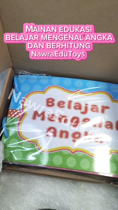 Mainan Edukasi BELAJAR MENGENAL ANGKA dan BERHITUNG, Montessori ...