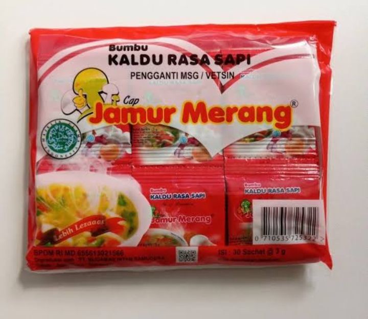 Kaldu Alami Cap Jamur Merang Rasa Sapi 1 Pack Kaldu Jamur Rasa Sapi ...