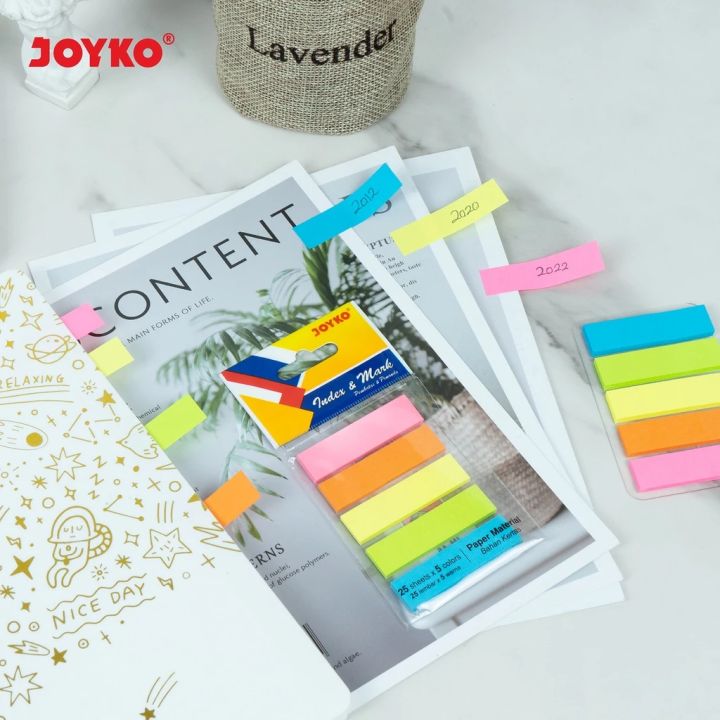 JOYKO ATK Index Mark IM-45 Penanda Pembatas Kertas Sticky Note Posh It ...