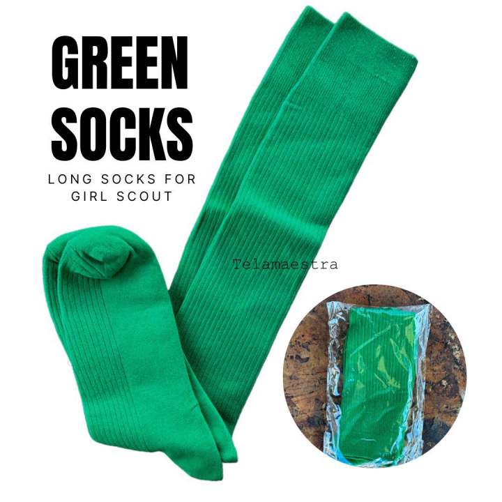GSP Girl Scout Green Knee Socks | Lazada PH