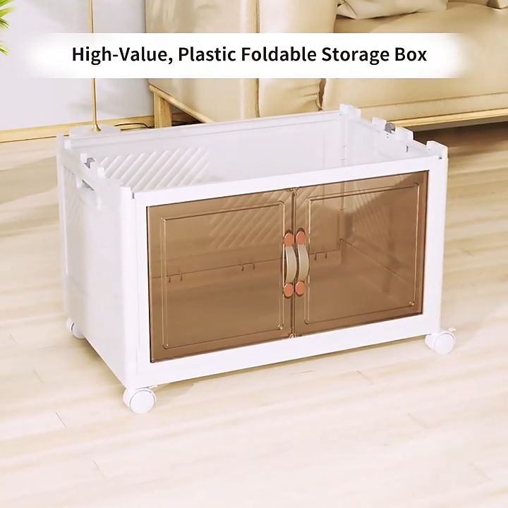 【SG Stock】Magnetic Double Opening Folding Storage Box/Cabinet Wardrobe ...