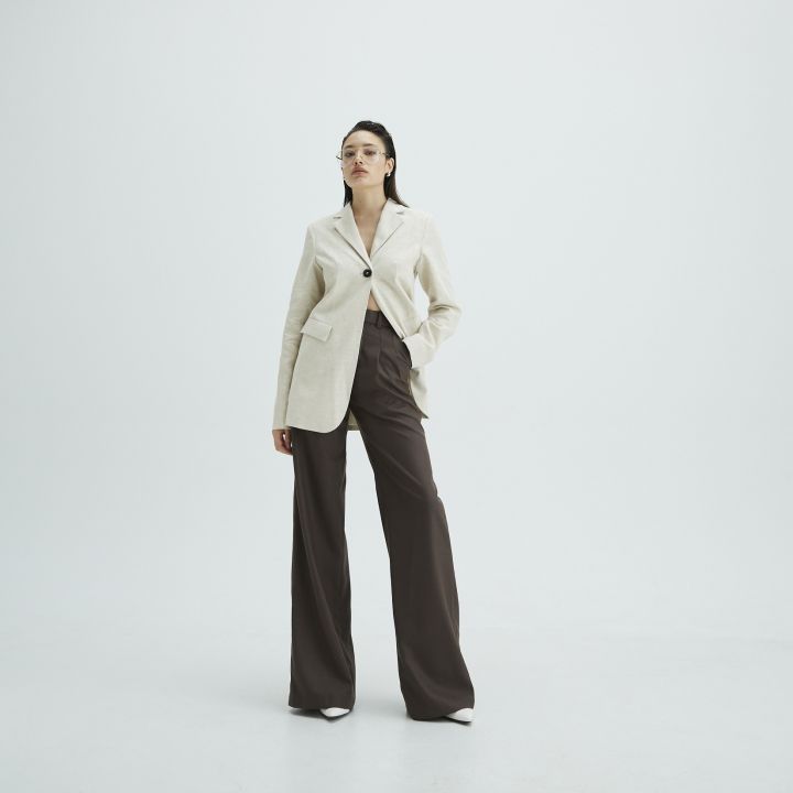 SILA Harper pants (brown) | Lazada.co.th