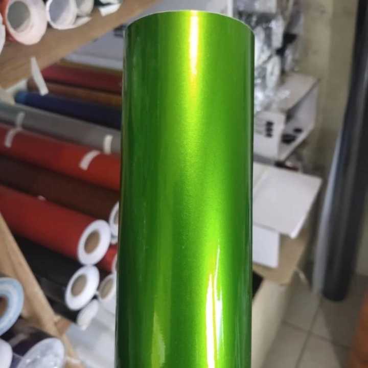 Skotlet hijau candy metalik,stiker skotlet motor | Lazada Indonesia