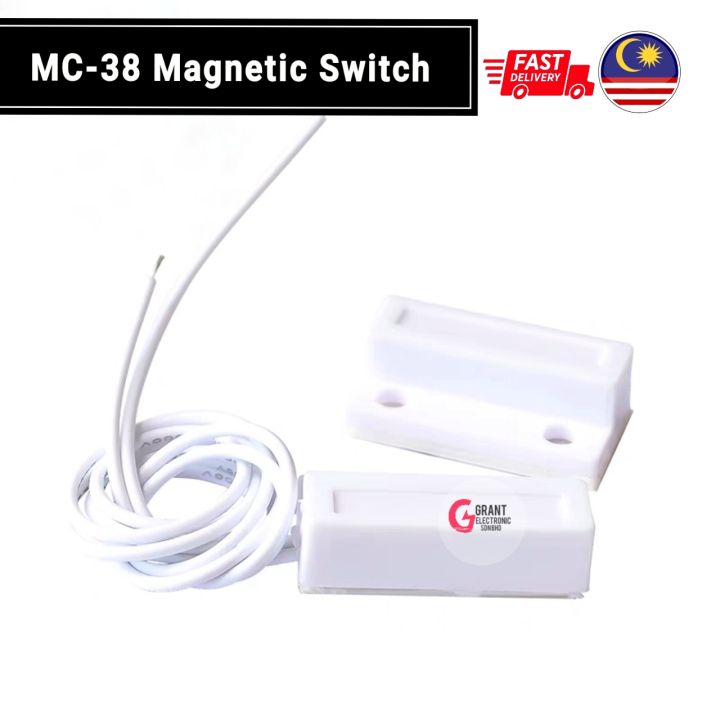 MC-38 Door Magnetic Switch Window Magnetic Switch | Lazada