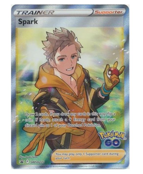 Spark - SWSH226 - Full Art Ultra Rare Pokemon Sword & Shield Promos ...