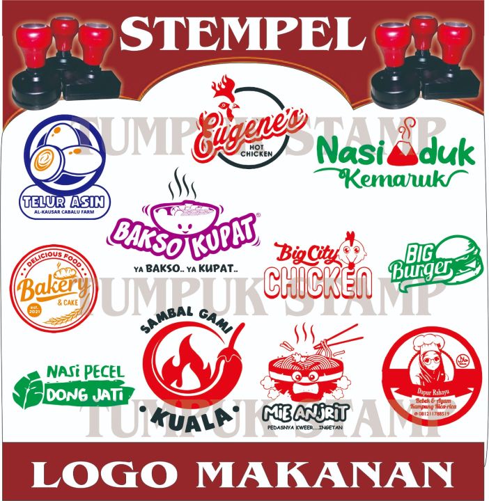 Stempel Makanan stempel toko stempel Minuman stempel usaha stempel ...