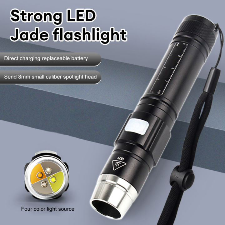 365/395nm UV Led Jade Identification Torch Three Light Sources Portable ...