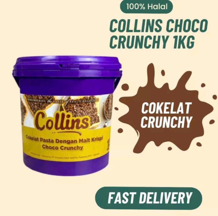 Collins Crunchy 1kg / Collins Selai cokelat viral / Selai Cokelat ...