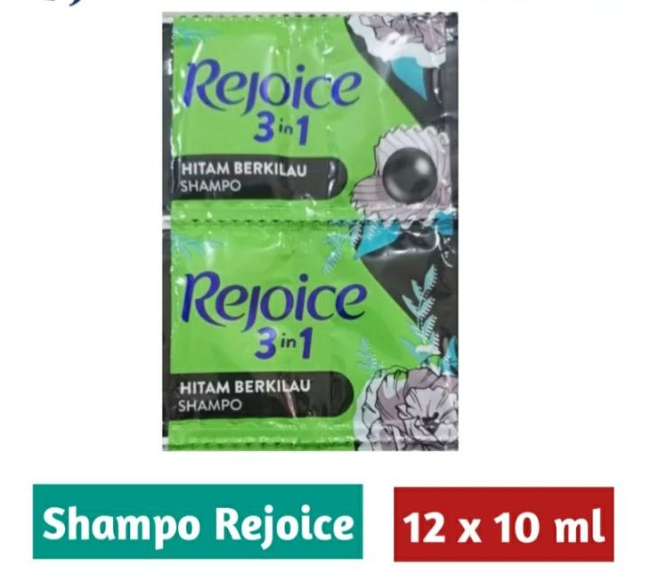 Rejoice hitam berkilau Shampoo [5 mL/ 12 Pcs/ Sachet] | Lazada Indonesia