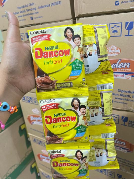 Susu Dancow Forti Go Rasa Coklat Rencengan isi 10 Sachet | Lazada Indonesia