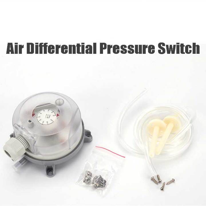 1Pcs 20-200Pa Air Differential Pressure Switch Ventilation Sensor Micro ...
