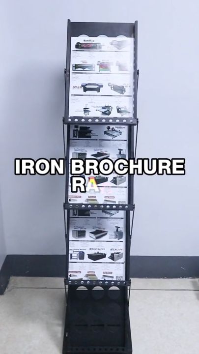 ADS Brochure Data Rack | Foldable Magazine Rack| Exhibit Stand ...