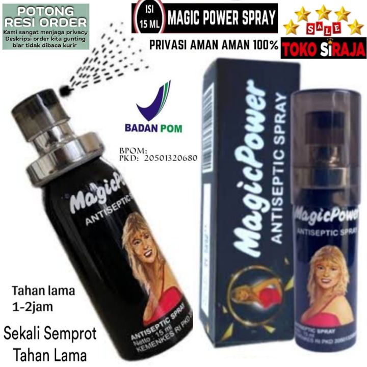 MAGIC POWER ANTISEPTIC SPRAY 15 ML / TISU MAGIC SPRAY BOTOL 15ML SPRAY ...