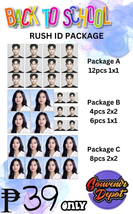 Rush ID Picture Packages | Lazada PH