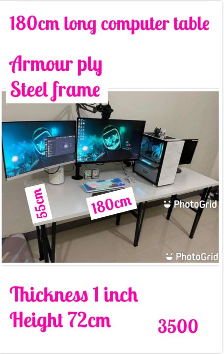 180x55 cm long Computer table | Lazada PH