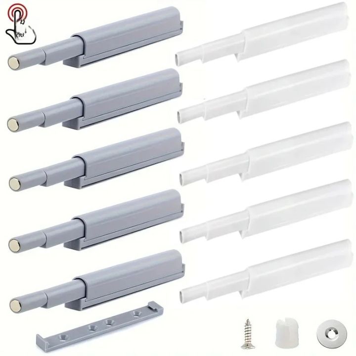 5/10Pcs Magnetic Push Latches สําหรับตู้ Push to Open ตู้บัฟเฟอร์ประตู ...