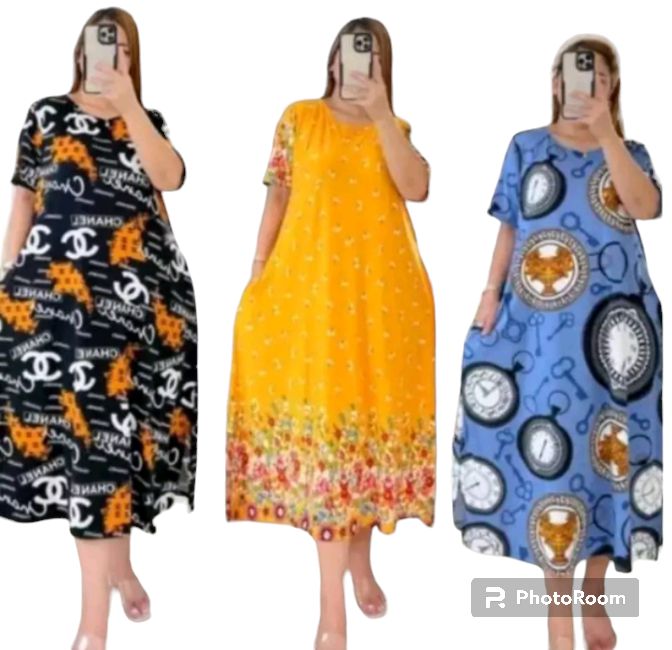 4XL MAXI DUSTER WITH MANGGAS W/ TWO POCKETS/ PAMBAHAY DUSTER | Lazada PH