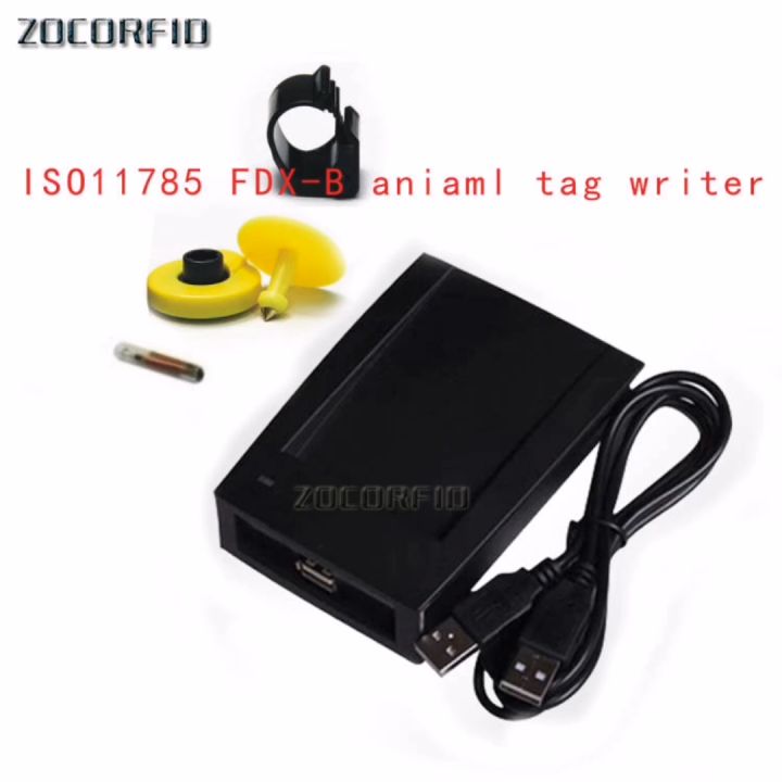 RFID Animal tag Writer 125KHZ ID Writer, 134.2KHz FDX-B ISO11784 ...