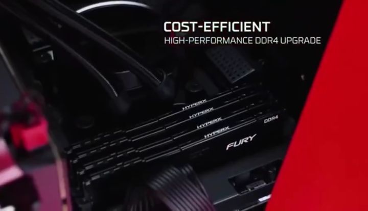 【pengiriman 24 Jam Lokal】 Ram Kingston Hyperx Fury Ddr4 4gb 8gb 16gb