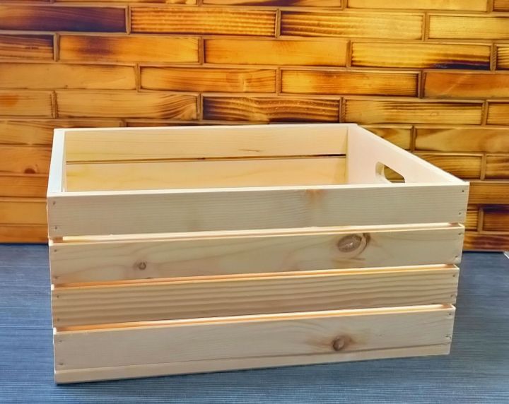 Wooden Crate Box (large) Storage Bin | Lazada PH
