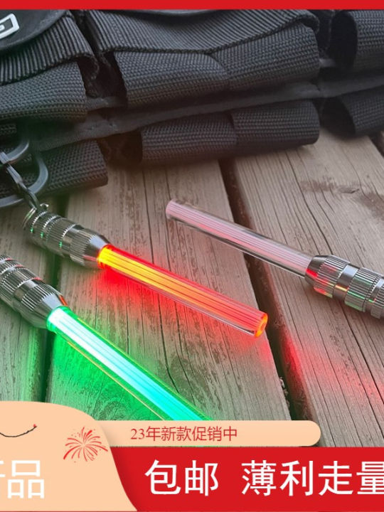 Waterproof Diving Signal Light LED Fluorescent Stick Night Dive Tail ...