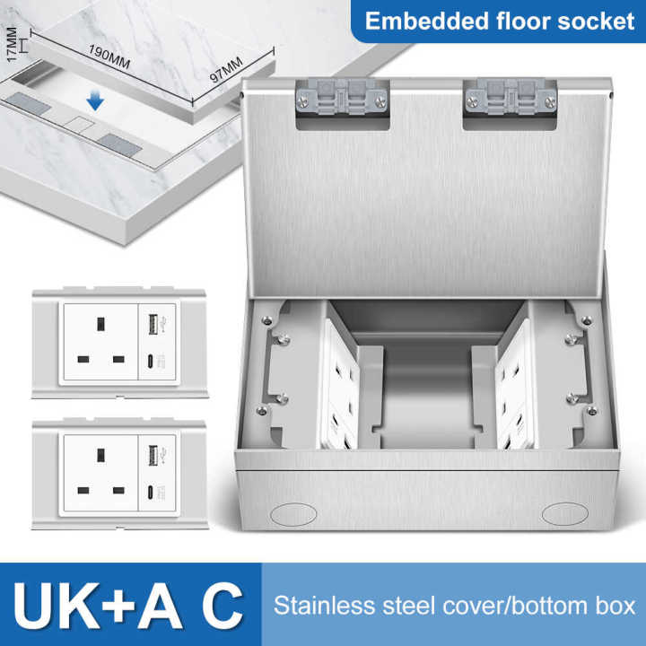 Hong Kong Version Dual 13A British Standard Floor Mounted Waterproof ...