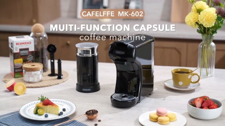 Cafelffe 3in1 Multiple Capsule Coffee Machines 19 Bar Espresso Machine ...