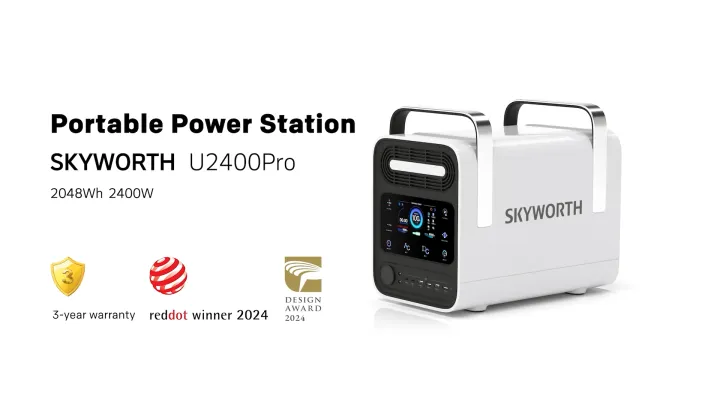 SKYWORTH Energy U2400 Pro 2048Wh 2400W Portable Power Station | Home ...