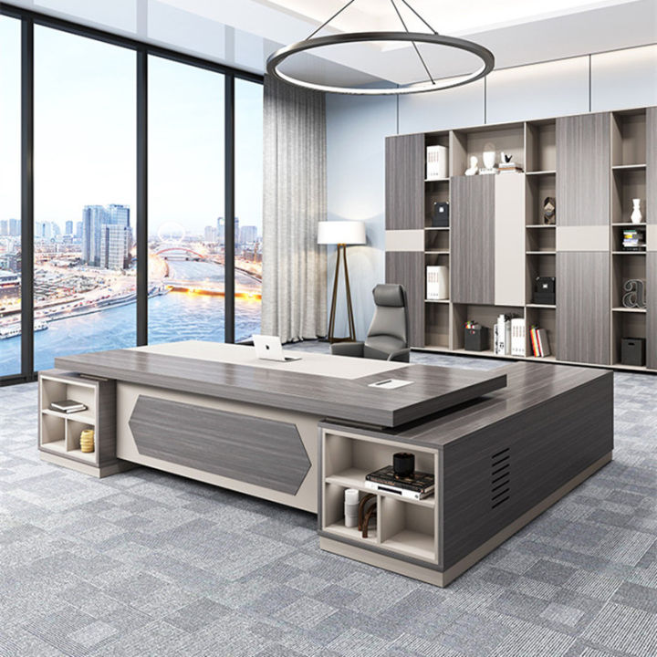 Boss Office Table and Chair Combination Manager Table Office Desk for ...