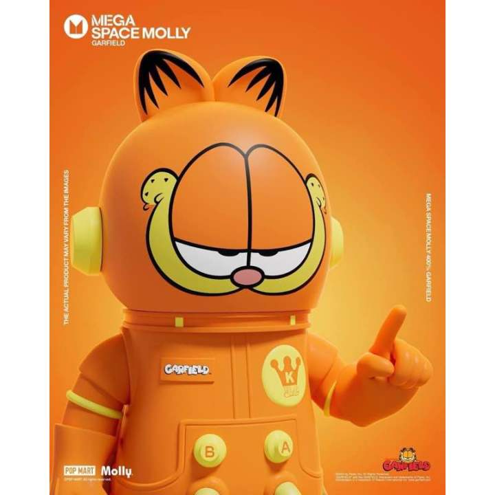 POPMART SPACE MOLLY Garfield 400% มอลลี่ การ์ฟิวส์ แท้💯พร้อมส่งในไทย ...