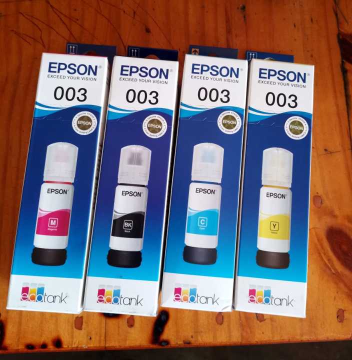 1 set 4 pcs tinta epson 003 printer tipe | Lazada Indonesia