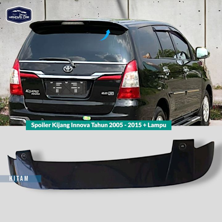Spoiler Innova/Grand Innova Tahun 2005 - 2015 + Lampu | Lazada Indonesia