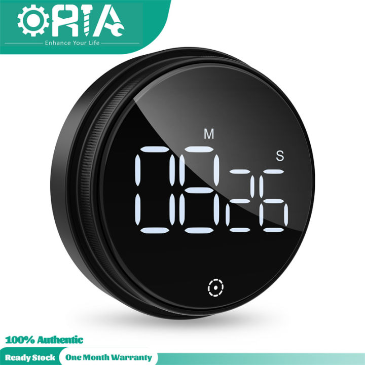 ORIA Digital Timers, Timer for Kids, Digital Kitchen Timer Magnetic with Large LED Display ...