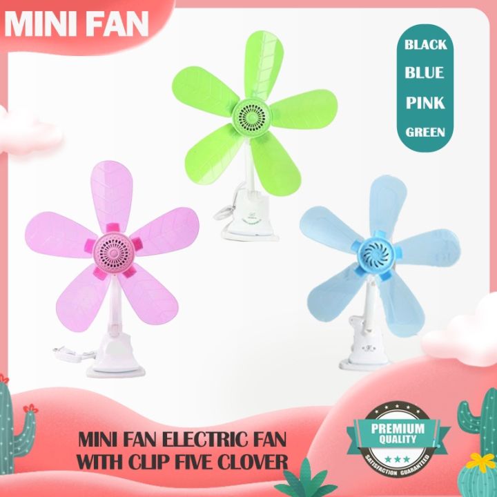 cod Portable Clip Electric Mini Fans /CLIP/ WALL/STAND Fan Five-leaf ...