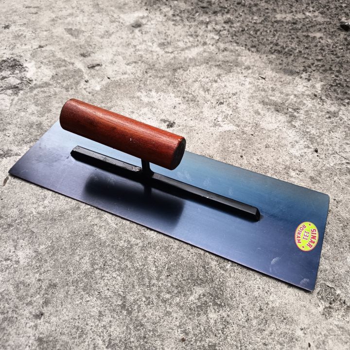 raskam 30cm dengan 1 tiang roskam besi plat baja hitam/biru | Lazada ...