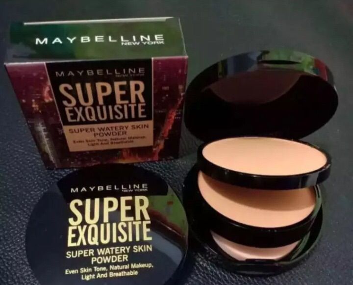 Bedak 2in1 Foundation super watery skin powder maybeline | Lazada Indonesia