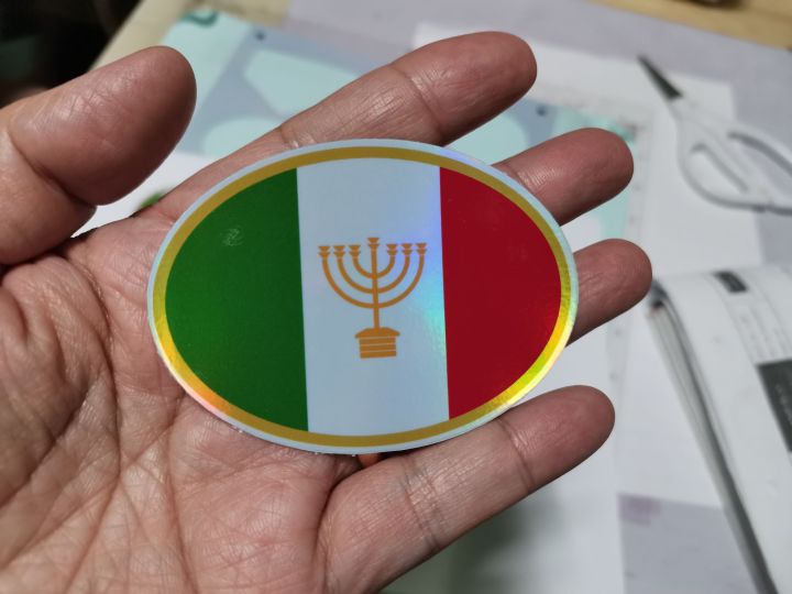 INC STICKER HOLOGRAPHIC LAMINATED (5pcs) | Lazada PH