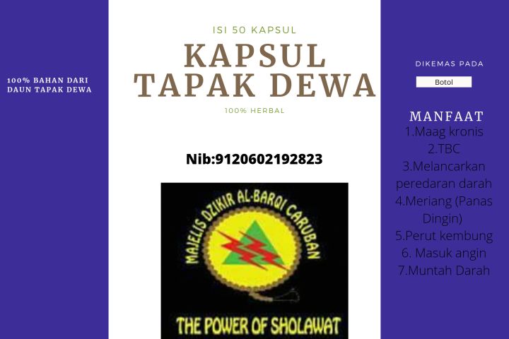 kapsul Tapak Dewa perobatan alam bawah sadar | Lazada Indonesia