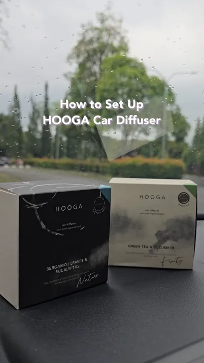 Hooga Black Series Car Diffuser | Car Fragrance | Lazada Singapore