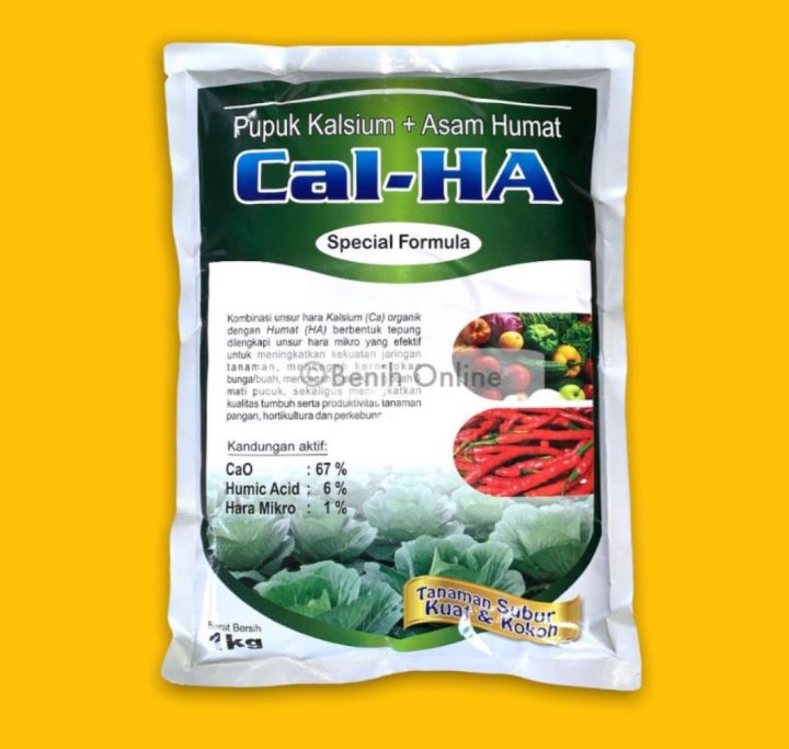 Cal Ha 1Kg calha Pupuk Kalsium Organik Plus Asam Humat Calcium Humic ...